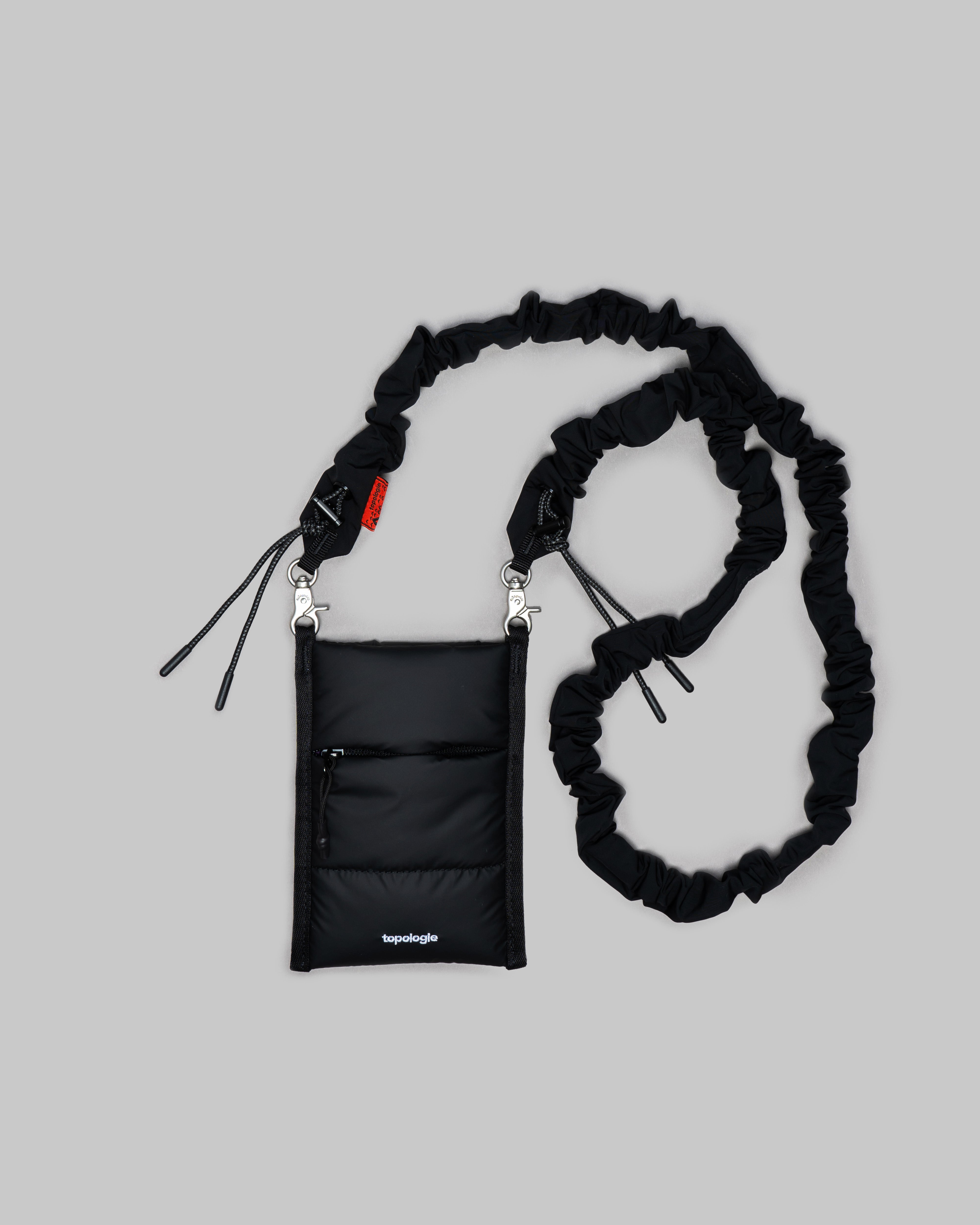 Phone Sleeve / Puffer / Black / Bungee Strap Black – Topologie Hong Kong
