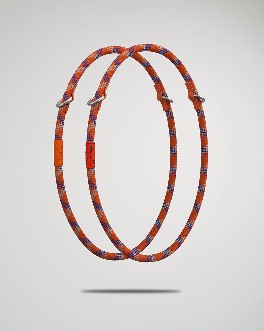 10mm Rope Loop / Orange Patterned – Topologie Hong Kong
